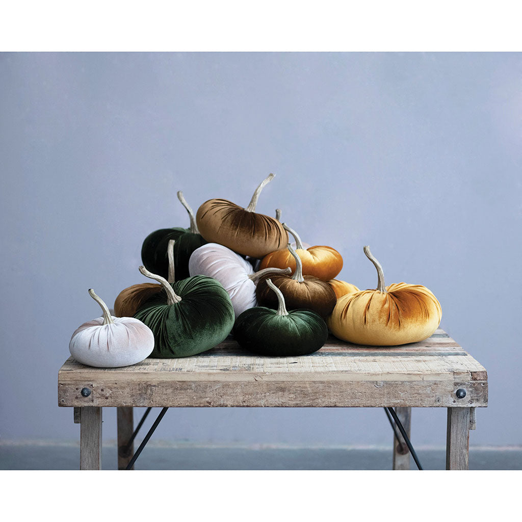 Tan Velvet Pumpkin – Fleurish